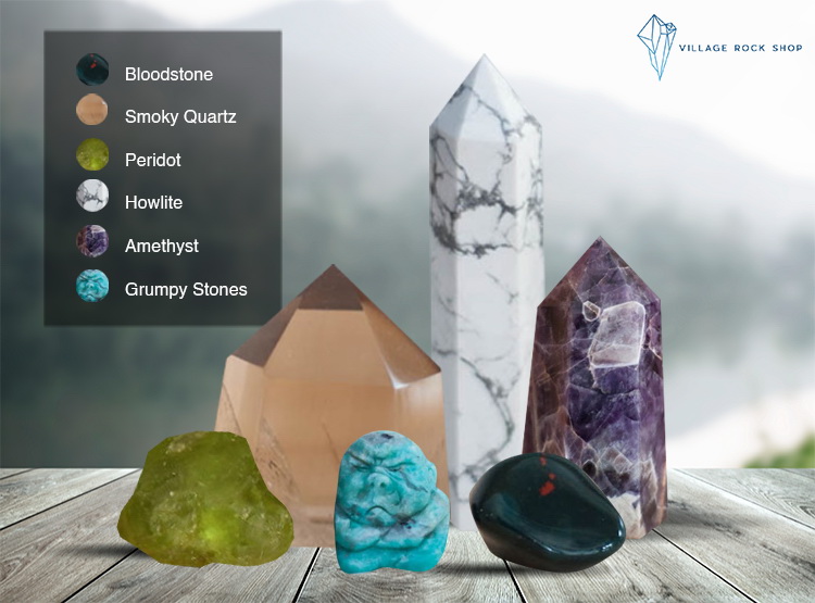 Top 5 Crystals for Anger and Stress | Village Rock Shop