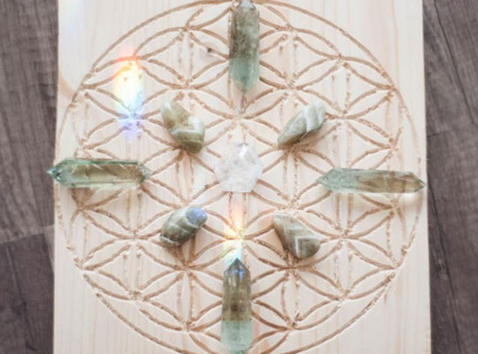Crystal Grid Kit for Abundance | Village Rock Shop