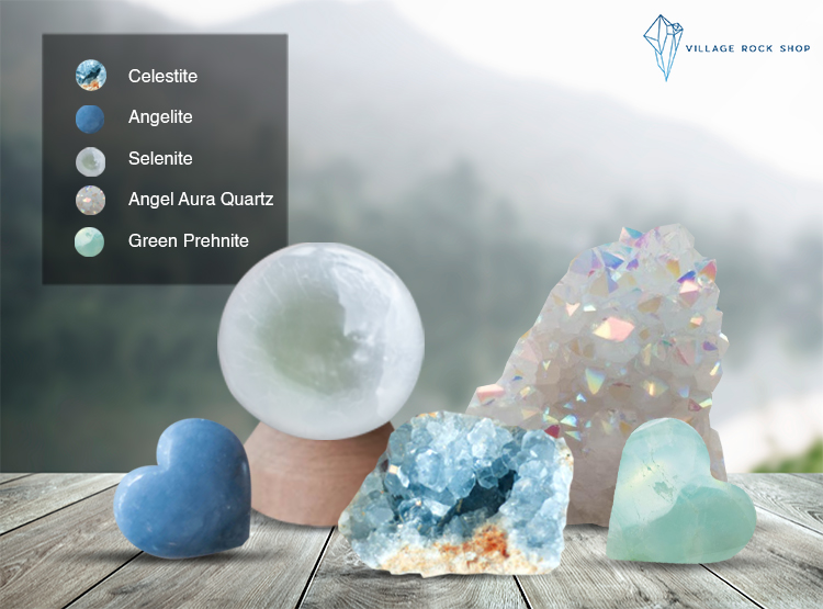 Angel Crystals at the Village Rock Shop | Village Rock Shop