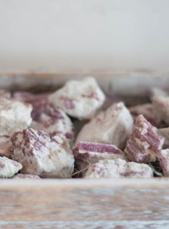 Raw Red Tourmaline | Raw Small Crystals | Village Rock Shop