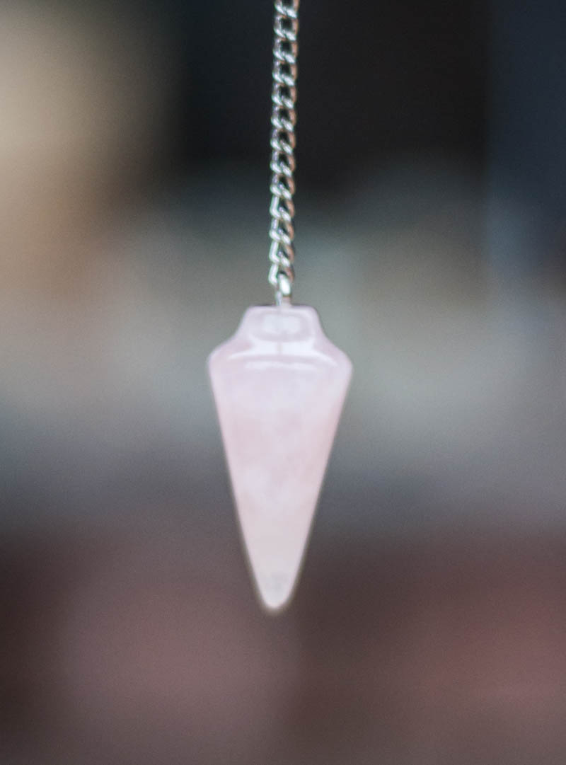 Rose Quartz Pendulum | Crystal & Gemstone Pendulums | Village Rock Shop