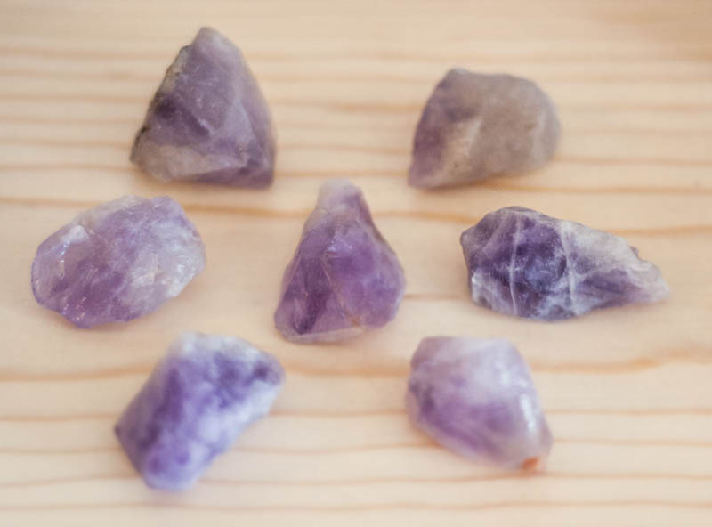 Raw Amethyst | Raw Small Crystals | Village Rock Shop