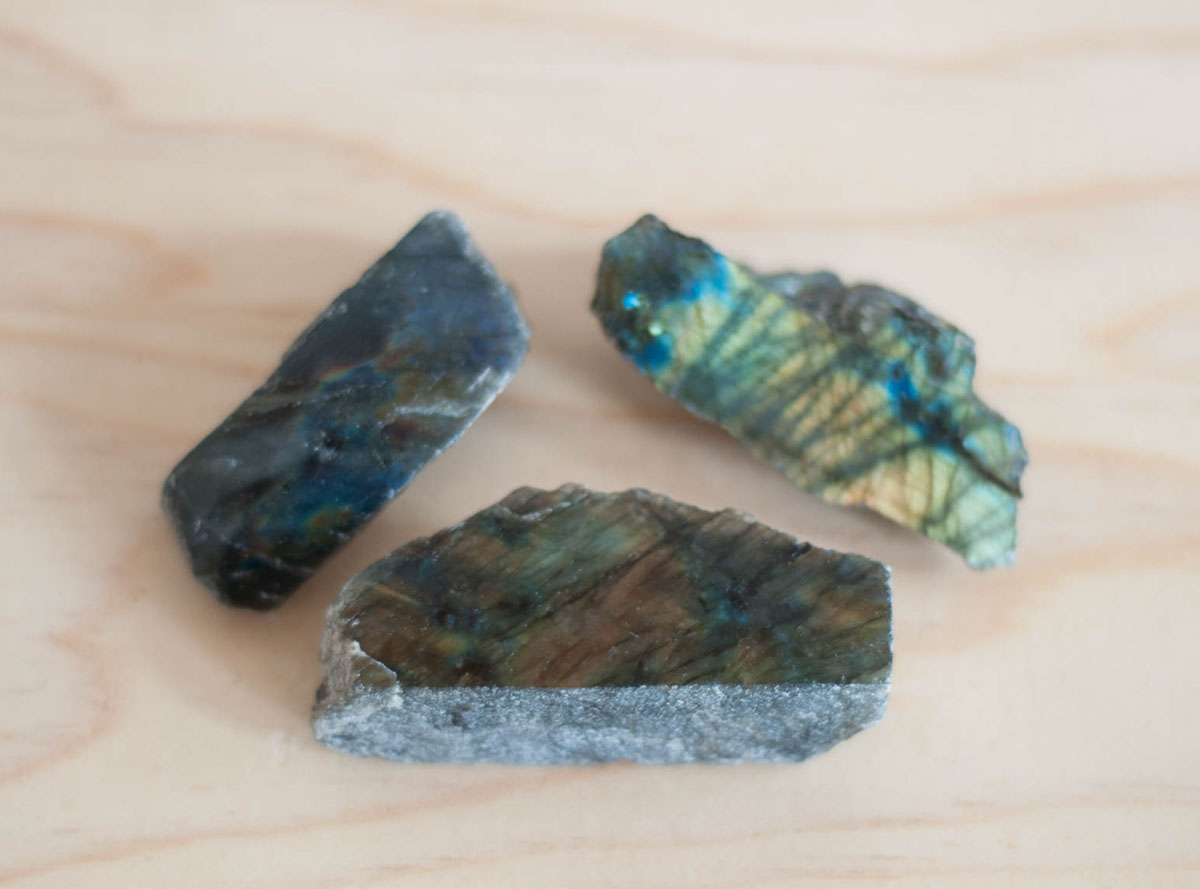 Raw Labradorite | Raw Small Crystals | Village Rock Shop