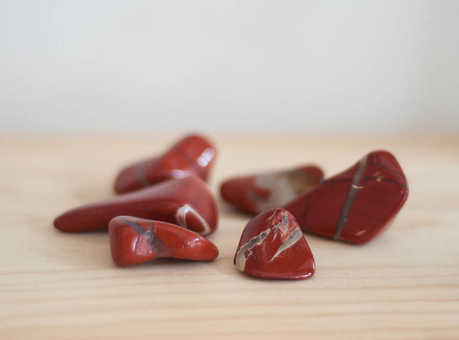 Tumbled Red Jasper | Tumbled Small Crystals | Village Rock Shop
