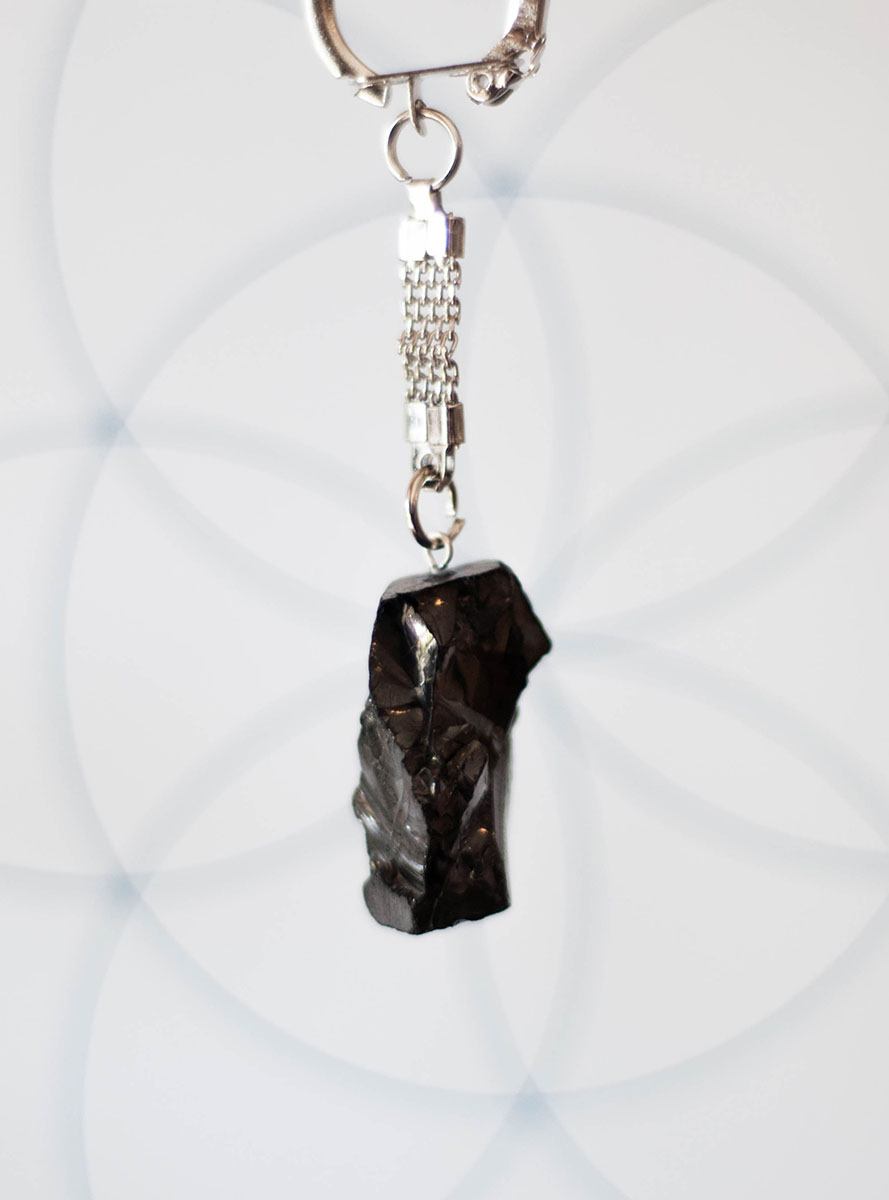 Elite Shungite Keychain | Shungite EMF Protection | Village Rock Shop