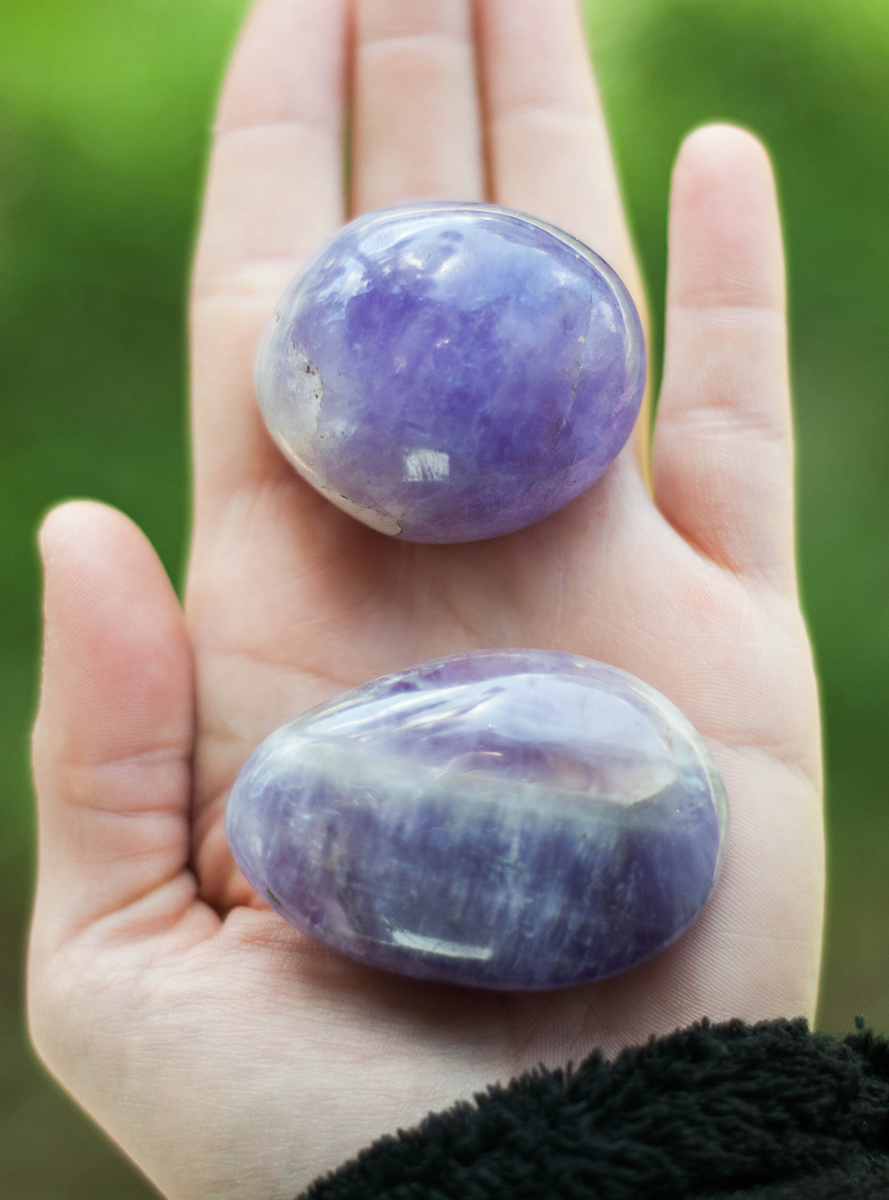Amethyst Palm Stone | Palm Stones | Village Rock Shop