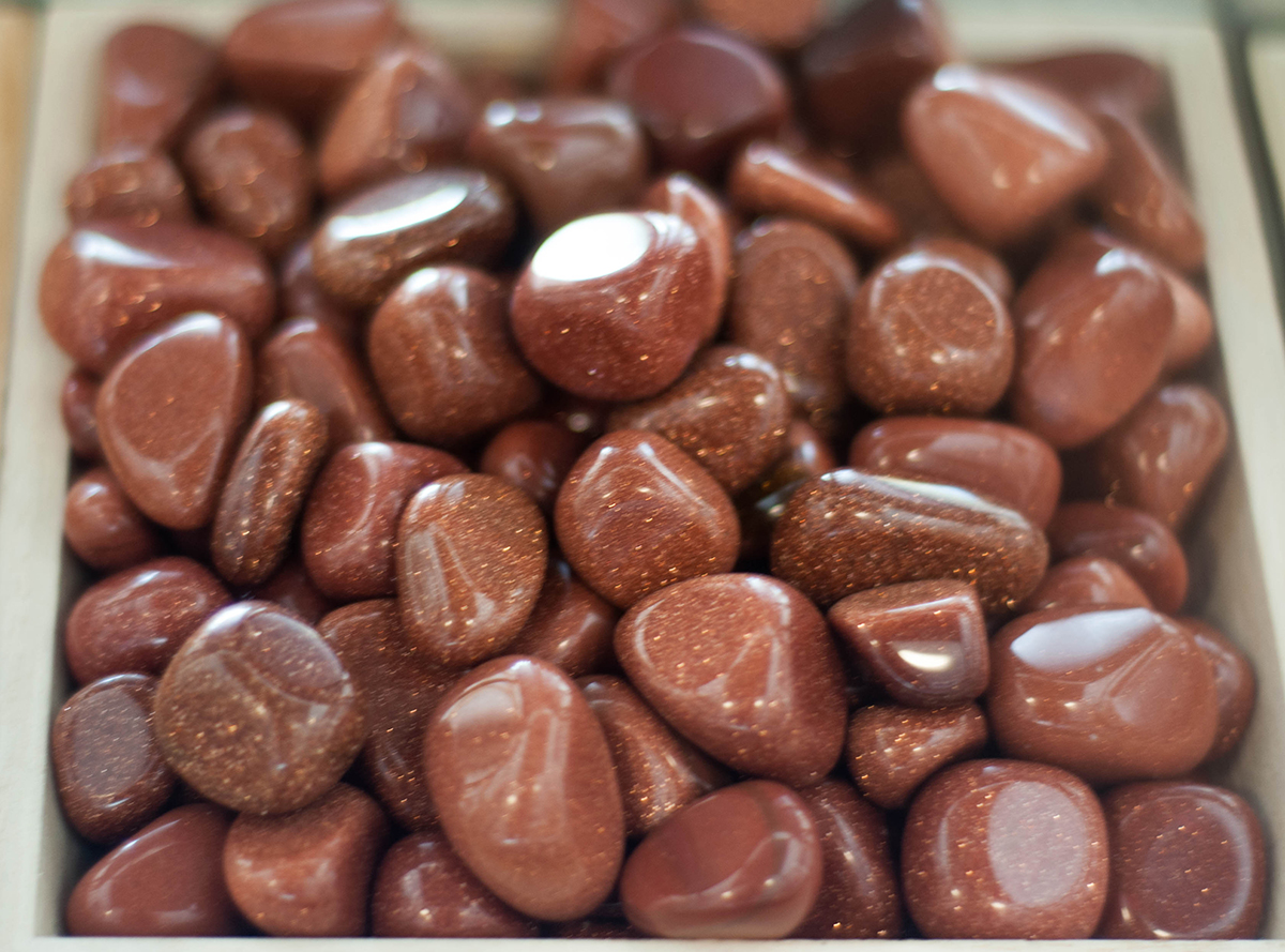 Tumbled Goldstone | Tumbled Small Crystals | Village Rock Shop