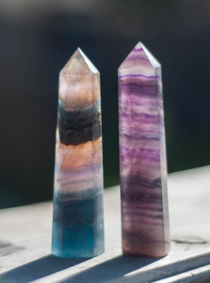 Fluorite Tower medium | Crystal Tower Generators | Village Rock Shop