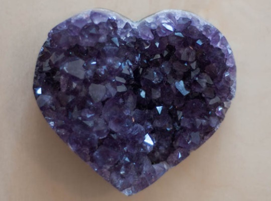 Amethyst Geode Heart Gift | Village Rock Shop