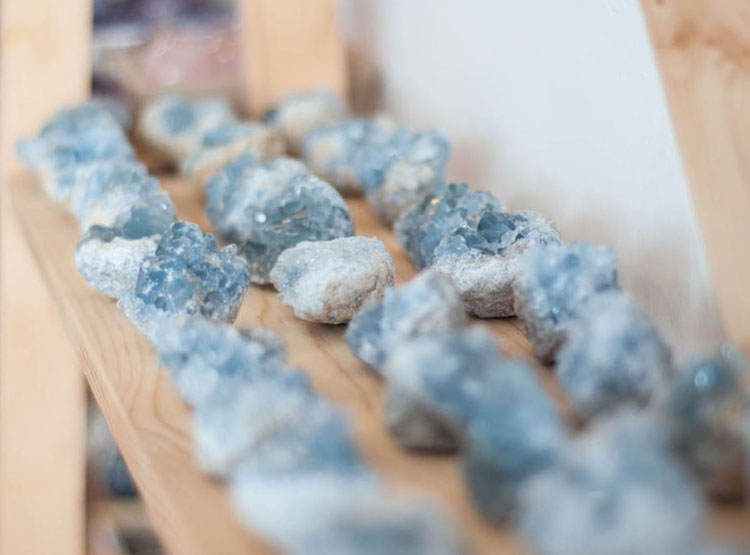 Celestite/Celestine Crystal Benefits and More | Village Rock Shop
