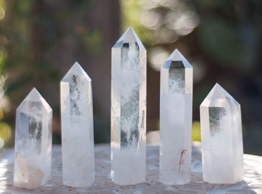 Clear Quartz Tower Generators | Village Rock Shop
