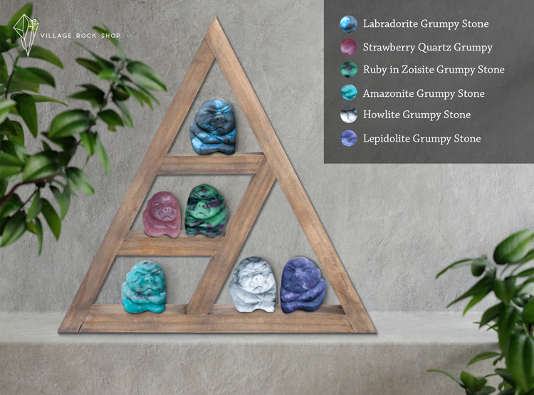 Grumpy Crystals at Village Rock Shop
